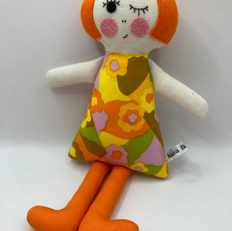 Jessie Dolly the Handmade Cloth Doll - Folksy