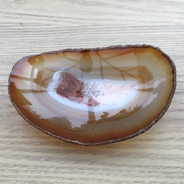 Agate Geode Trinket Dish for Home Decor, Collec... - Folksy