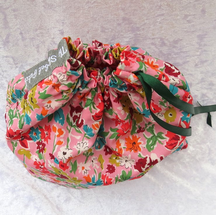 Liberty Tana Lawn drawstring bag, drawstring po... - Folksy