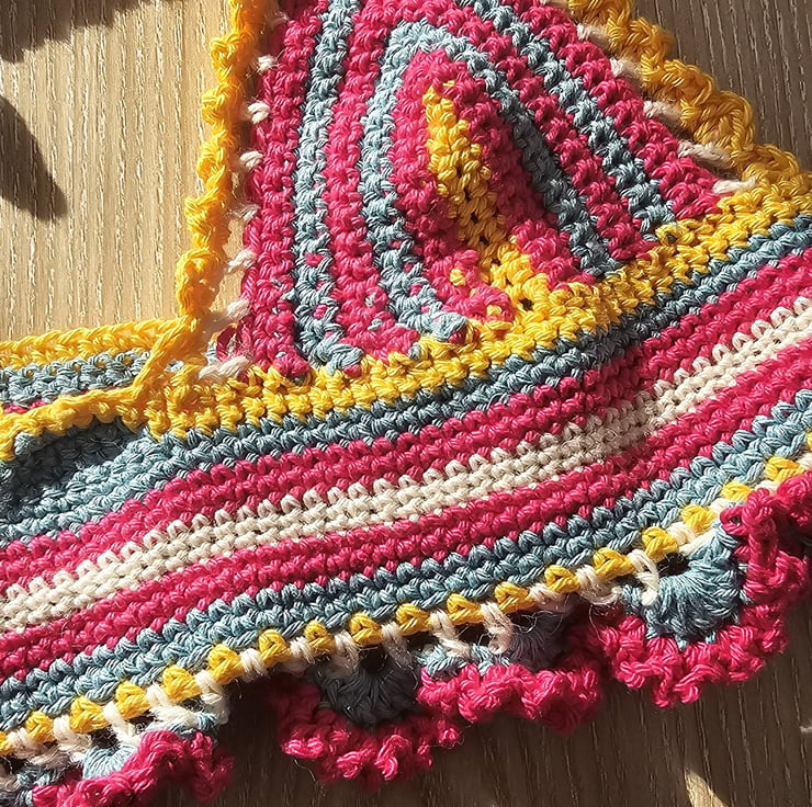 Colourful Crochet Bralette - Folksy
