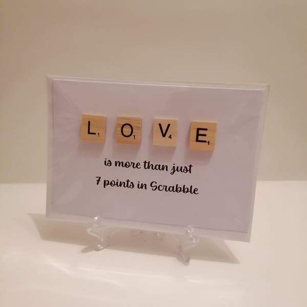 Love is more than just 7 points in scrabble gre... - Folksy