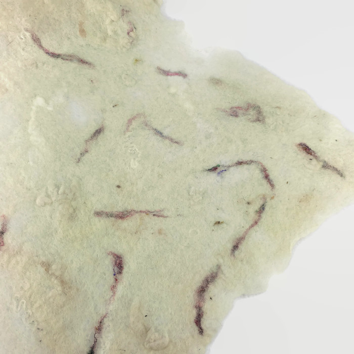 Natural white merino wool cobweb scarf with woo... - Folksy