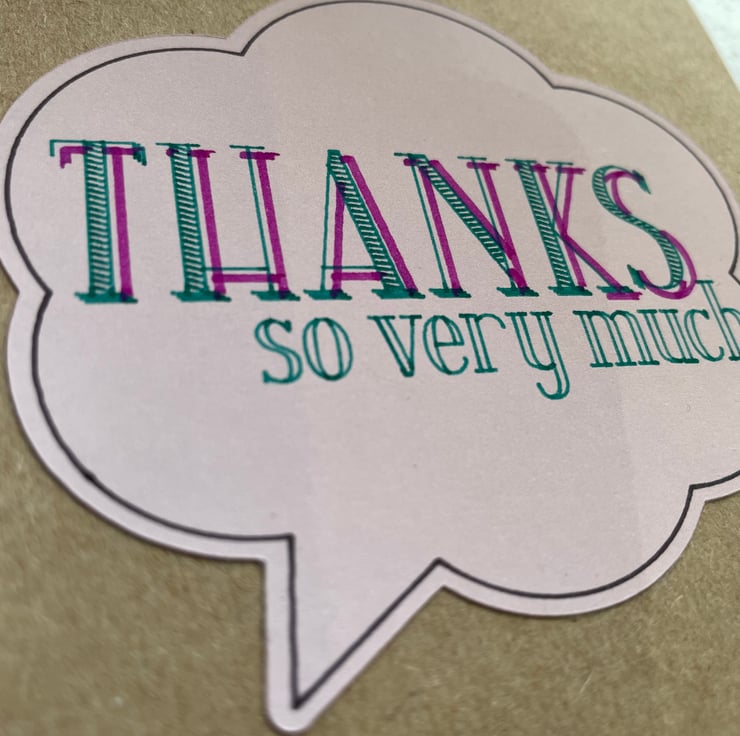 Thanks so very much - Folksy