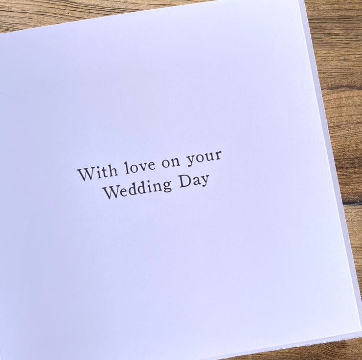 Handmade Wedding Card, Personalised Wedding Day... - Folksy