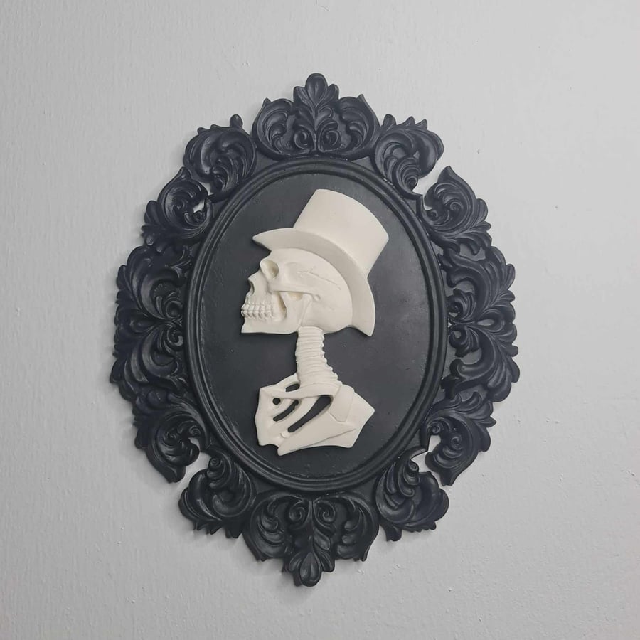 Male Skeleton Plaque - Folksy