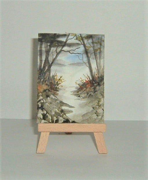 original art watercolour painting aceo ( ref F ... - Folksy