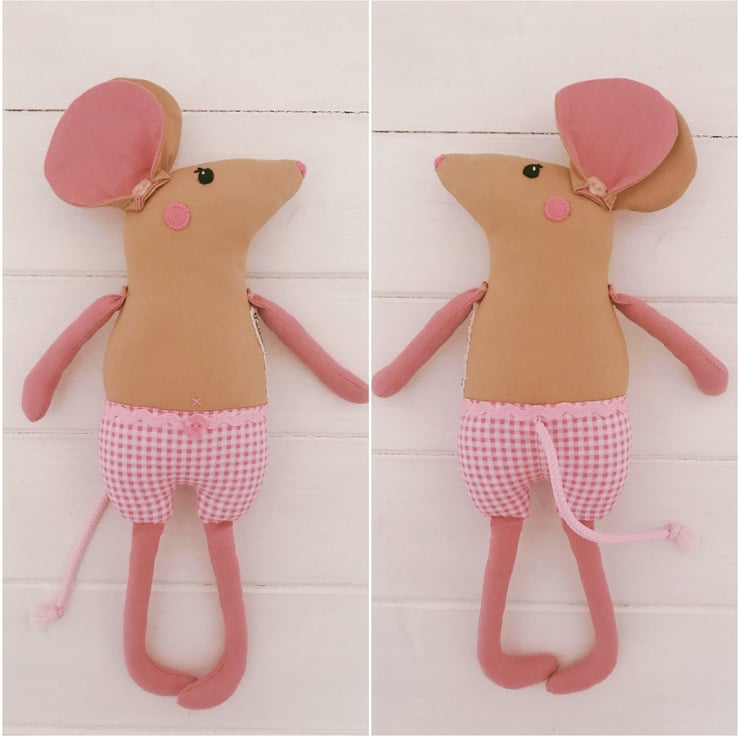 Digital PDF Sewing Pattern for Mouse Doll 'Cinn... - Folksy
