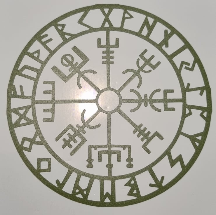 Vegvisir- The viking compass-runic compass stic... - Folksy