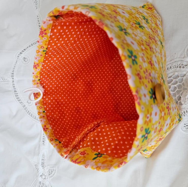 Pretty Yellow Kindle Sleeve or Book Cover - Folksy