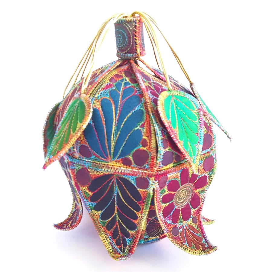 Textile Treasure Flower Pod - Folksy