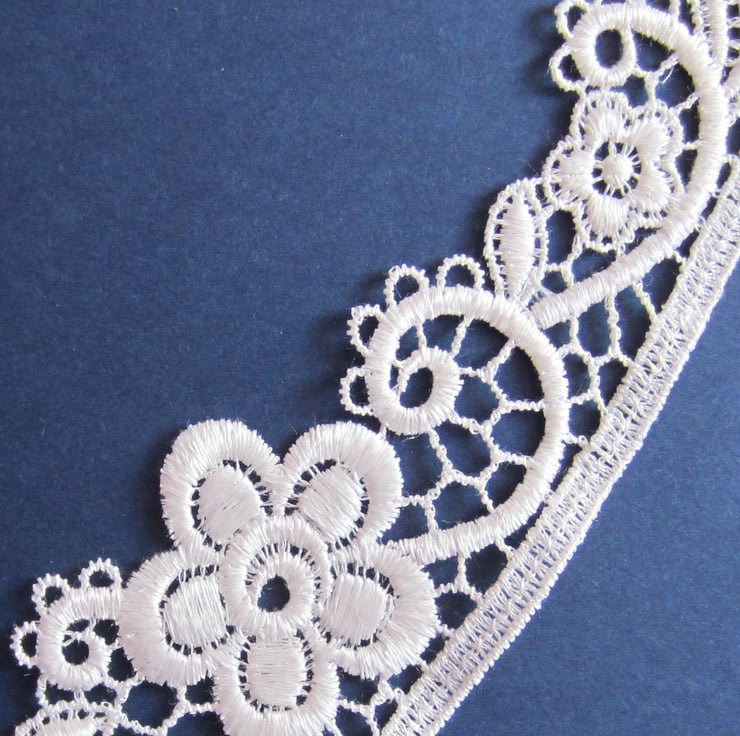 Lace V Neck Embellishment - Folksy