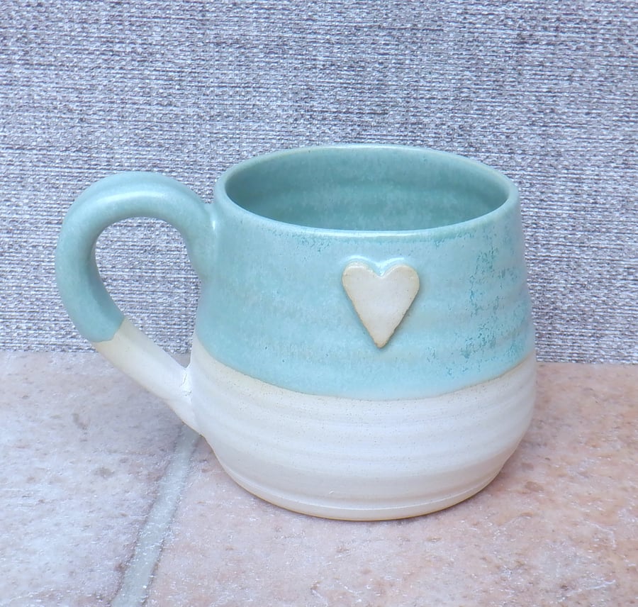 Cuddle mug coffee tea cup stoneware handthrown... - Folksy