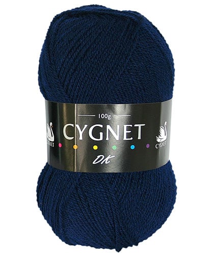 Cygnet dk yarn - navy blue - Folksy