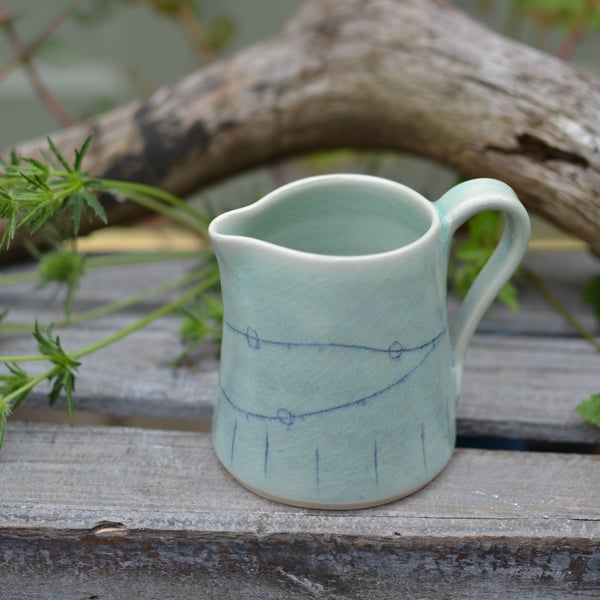 Sea Treasures jug - A beautiful jug glazed in ... - Folksy