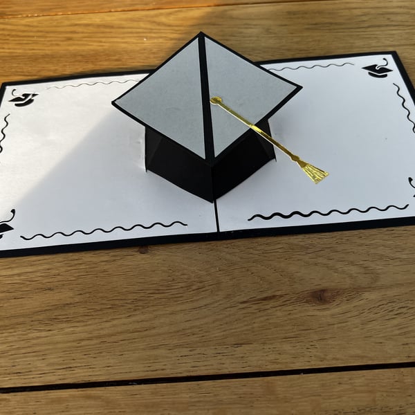 Graduation Pop Up Card - Folksy