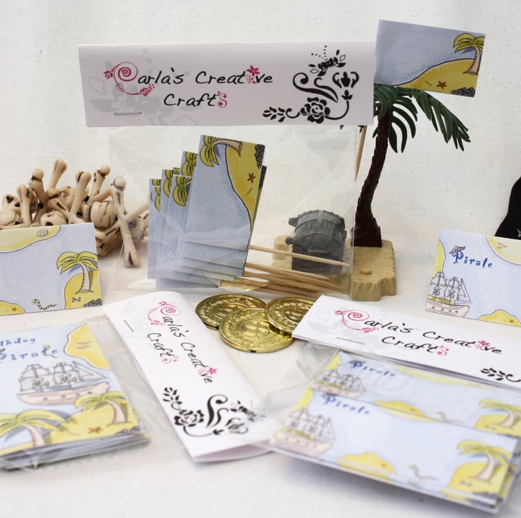 Pirate Birthday Gift Tags - Folksy