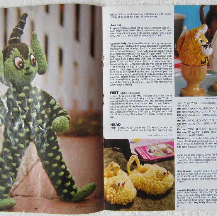 Vintage Double Knitting Gift Book - Folksy