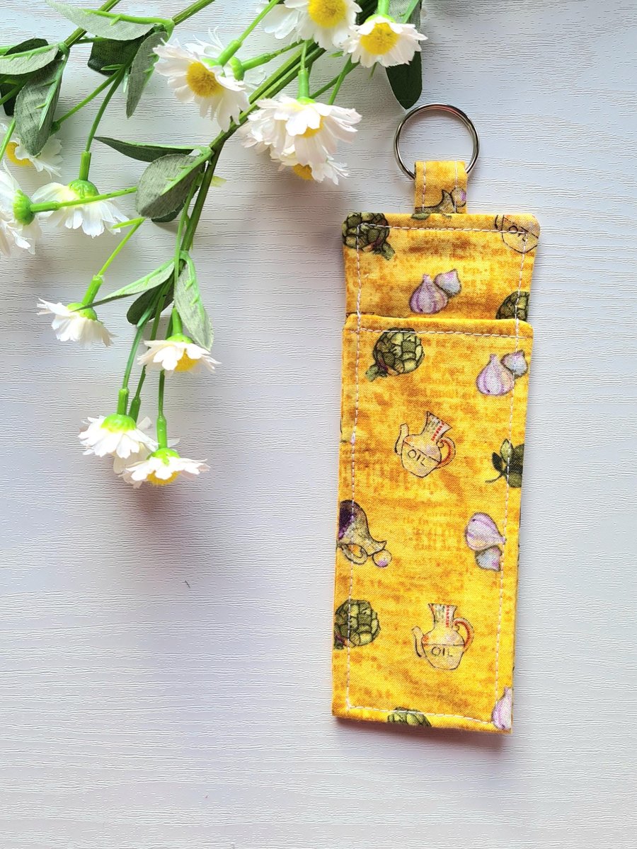 Handmade Lanyard Pen Holder Golden Gourmet Fabric Pretty Pen Pouch Work ...