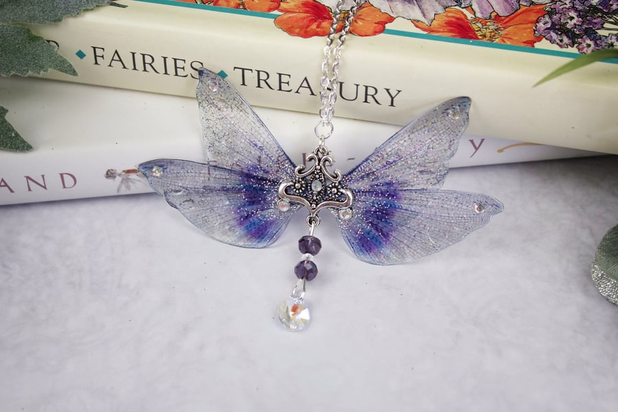 Beautiful Purple and Blue Sparkle Fancy Beaded ... - Folksy