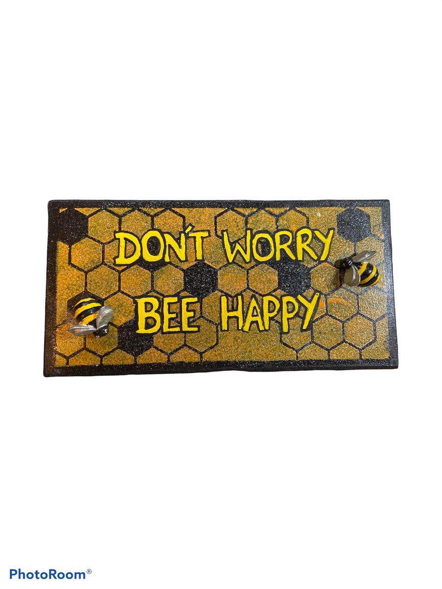 Bee happy - Folksy