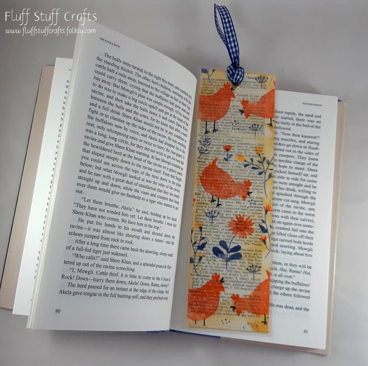 Chicken decoupage bookmarks (pack of 2) - Folksy