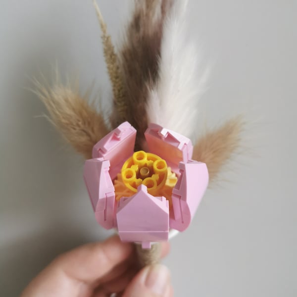 LEGO TULIP Boutonniere Buttonhole with Dried Fl... - Folksy