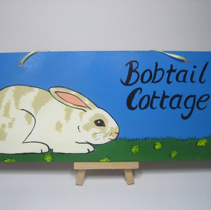Bunny Rabbit Hutch Shed Sign SALE - Folksy