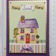 3D Luxury Handmade Card Home Sweet Home House C... - Folksy