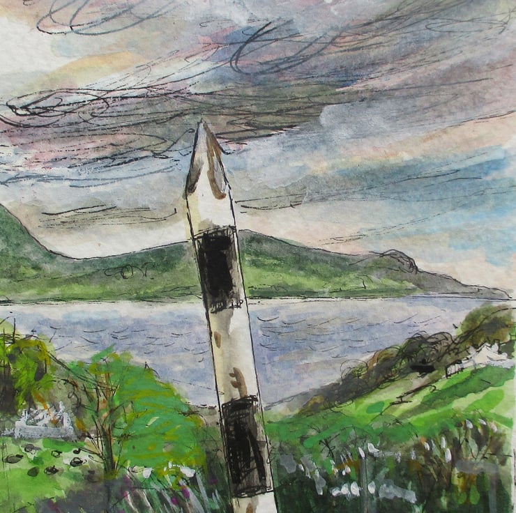 Original Watercolour Painting - Passing Place, ... - Folksy