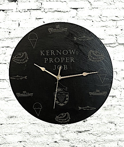 Cornwall Clock Celebrating Kernow - Folksy