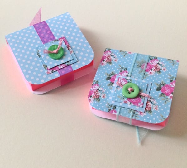 Mini Notebooks Set of Two,Handmade Notebooks - Folksy