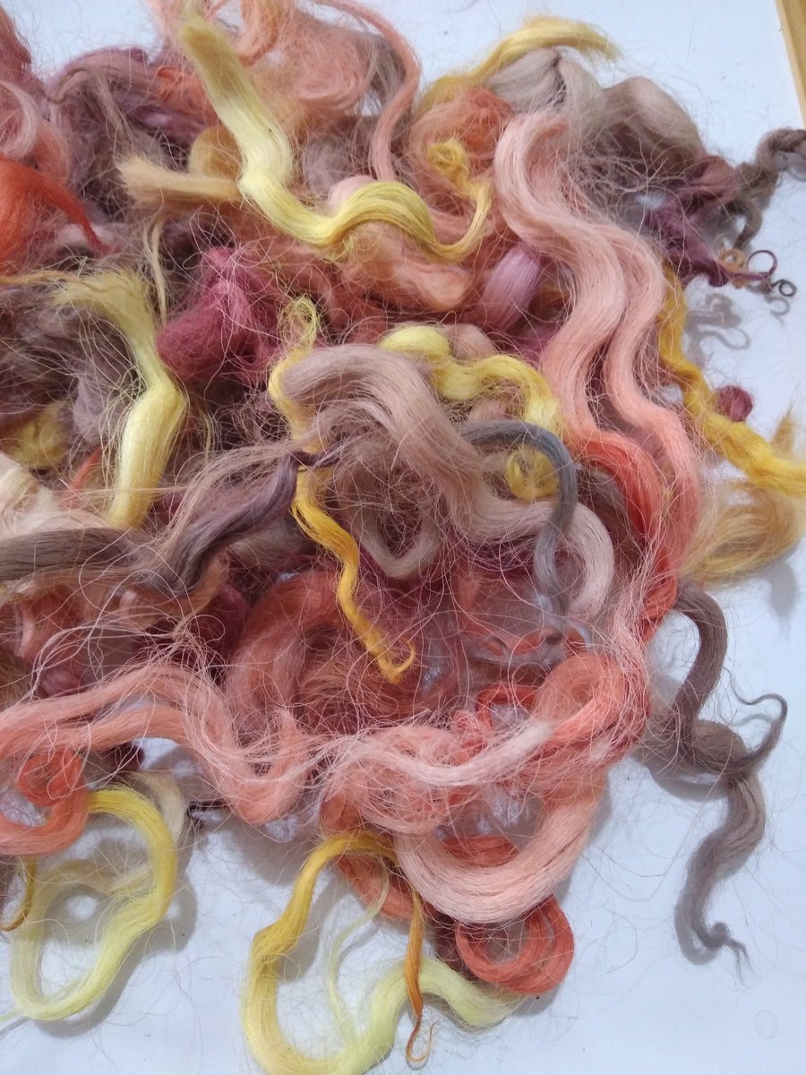 Truly Autumnal, autumn themed curly wool, 10g b... - Folksy