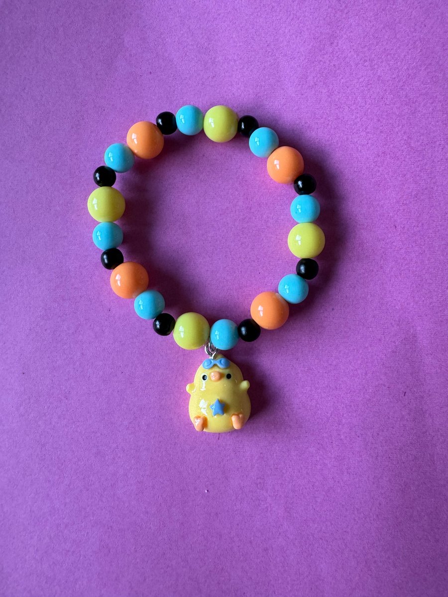 Easter stretchy bracelets - Folksy