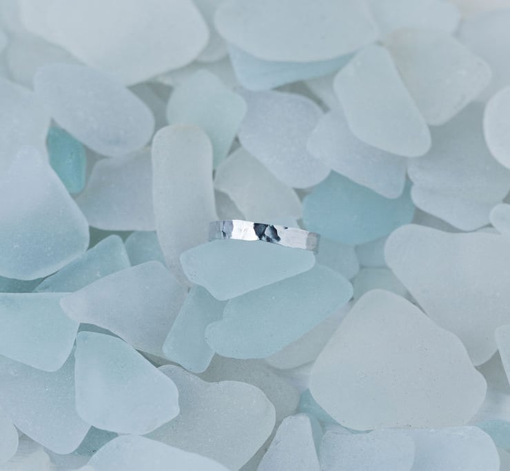 Eco silver Ripples Ring - Folksy