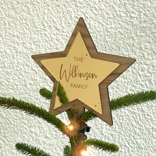 Christmas Tree Topper, Star Christmas Tree Topp... - Folksy