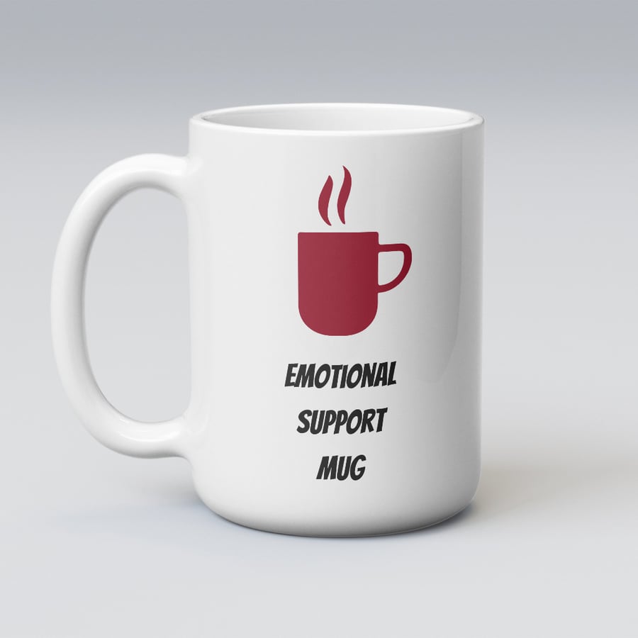 Emotional support Mug - Folksy