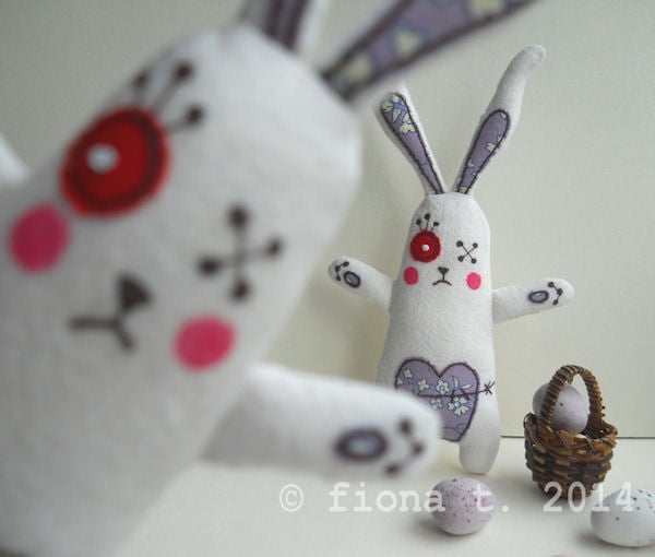 zombie bunny rabbit - Folksy