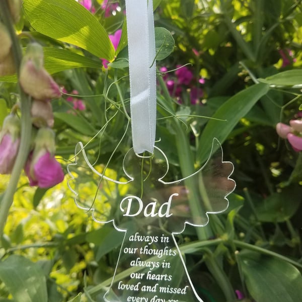 Memorial Angel Plaque Memorial Tree plaque Ceme... - Folksy