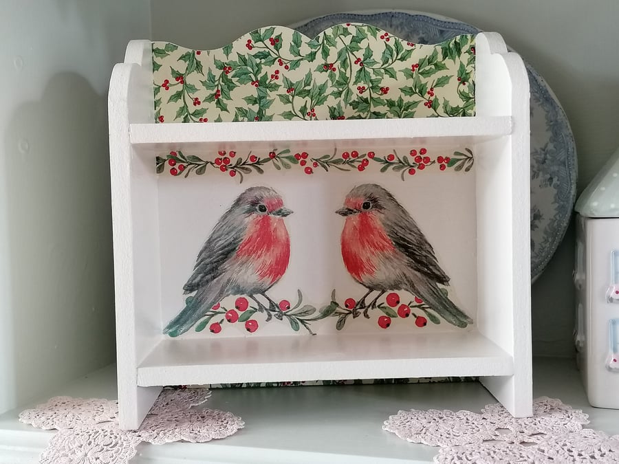 Wooden Shelf Storage Unit Made Using Vintage Ro... - Folksy