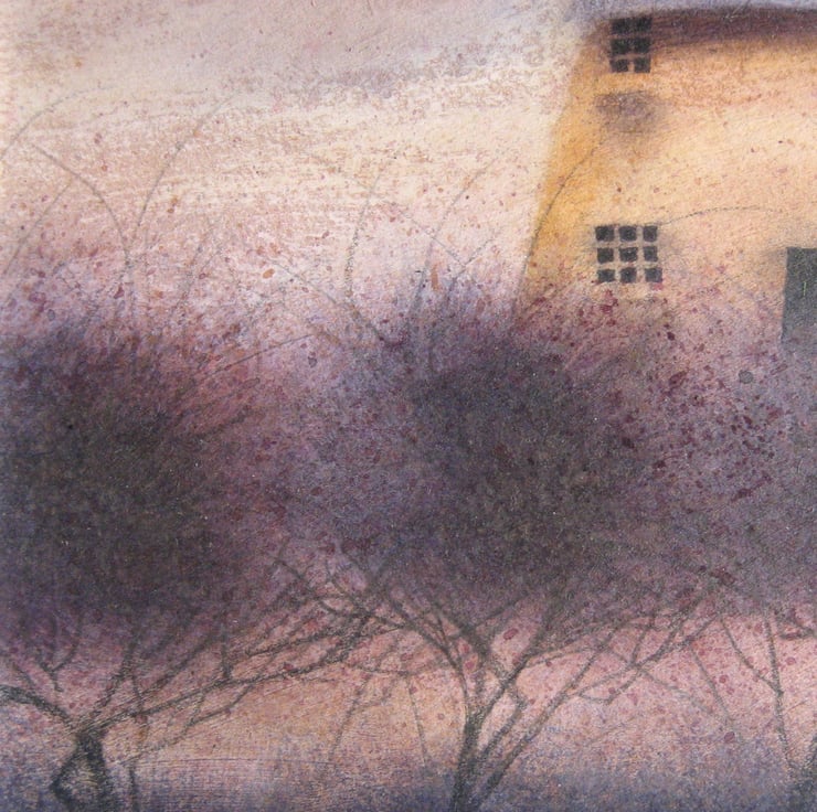 Hedgerow House - Framed Original Acrylic House,... - Folksy