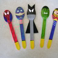 Superhero Story Spoon Set - Folksy