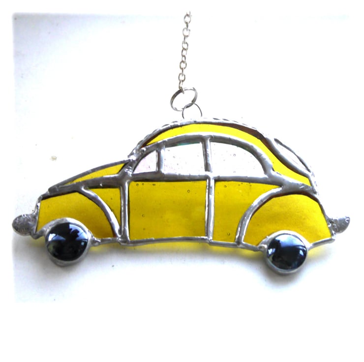 RESERVED Beetle Suncatcher Stained Glass Classi... - Folksy