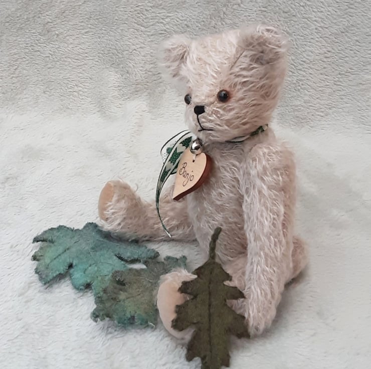 Unique collectable artist bear, handmade mohair... - Folksy