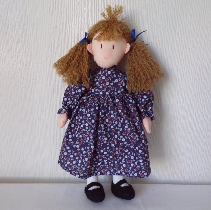 Rag Doll, Traditional Rag Doll, Rag Doll Emma - Folksy