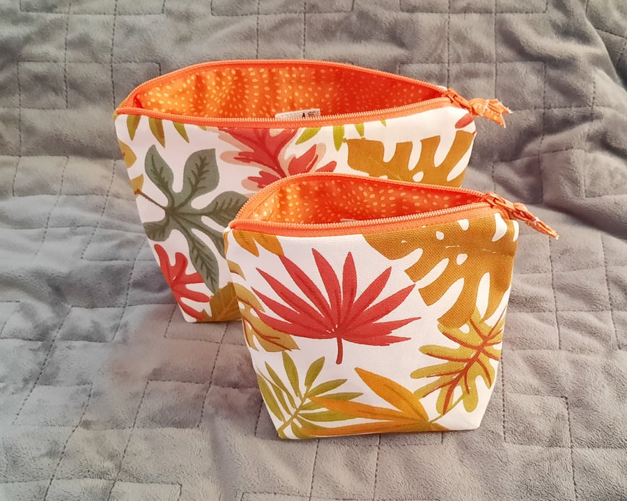 Autumn Leaf purse, Storage purse, Make up Bag, ... - Folksy