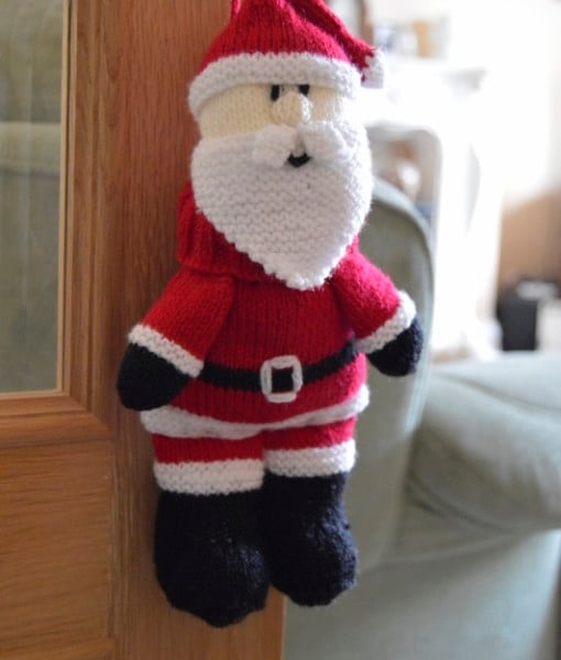 Santa Gift Bag Knitting Pattern - Folksy