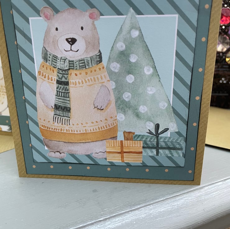 A set of 4 Nordic inspired Christmas cards - Folksy