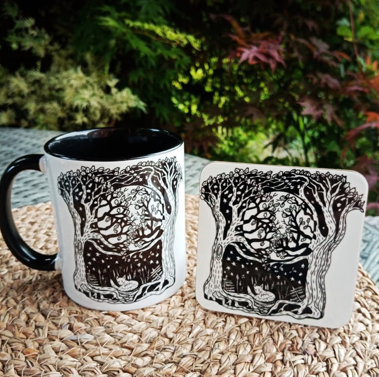 You Woke Me Up! Forrest Fox Mug - Folksy