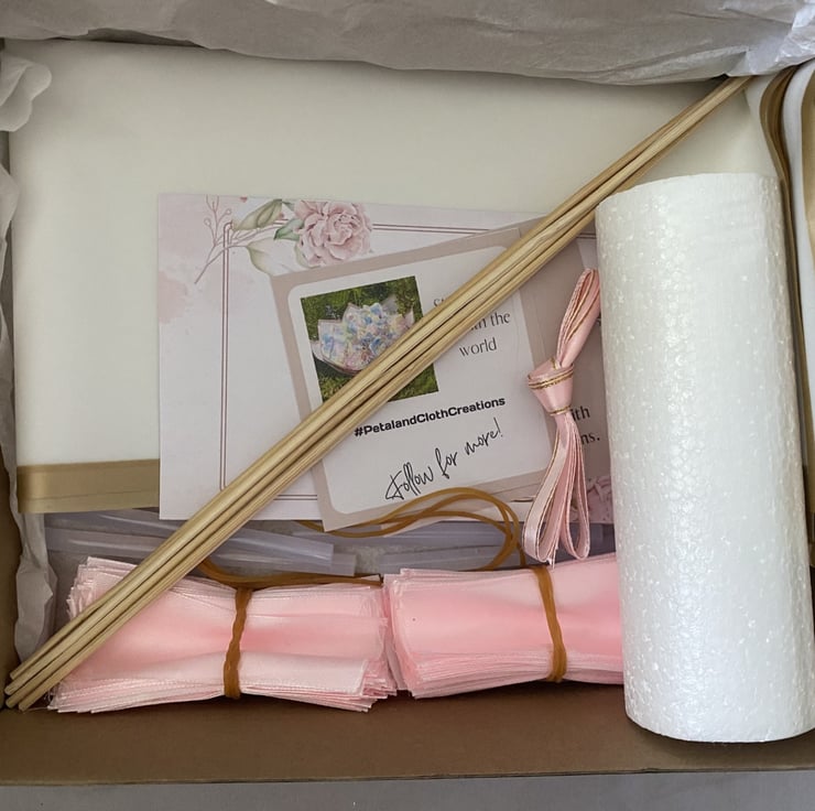 DIY Eternal Rose craft gift set 8 Count - Folksy