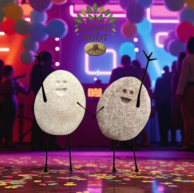 Happy pebble friend, hand carved with a smiley ... - Folksy